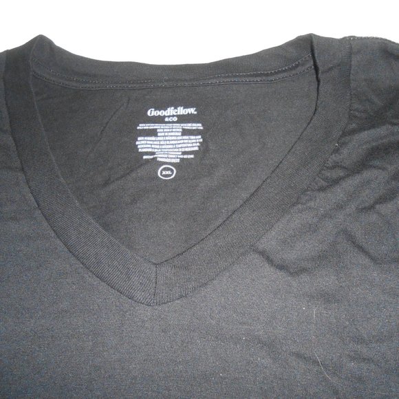 Goodfellow & Co | Shirts | New Mens Goodfellow Co Deep Blk Vneck Tshirt ...